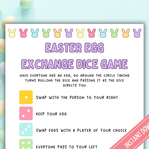 Easter Party Game - Etsy