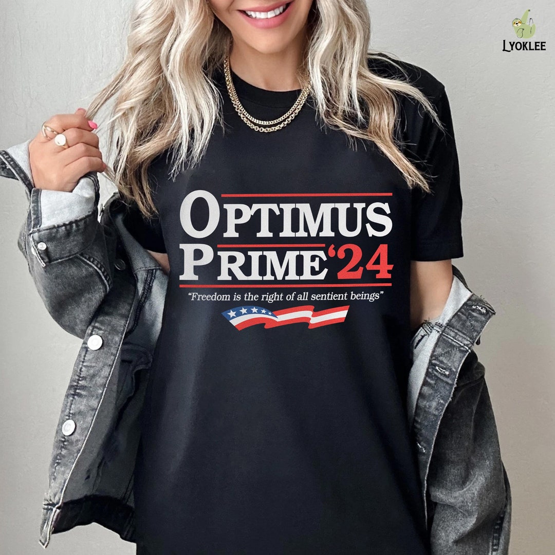 Optimus Prime 2024 Election Shirt, Optimus Prime Shirt, Election 2024 ...