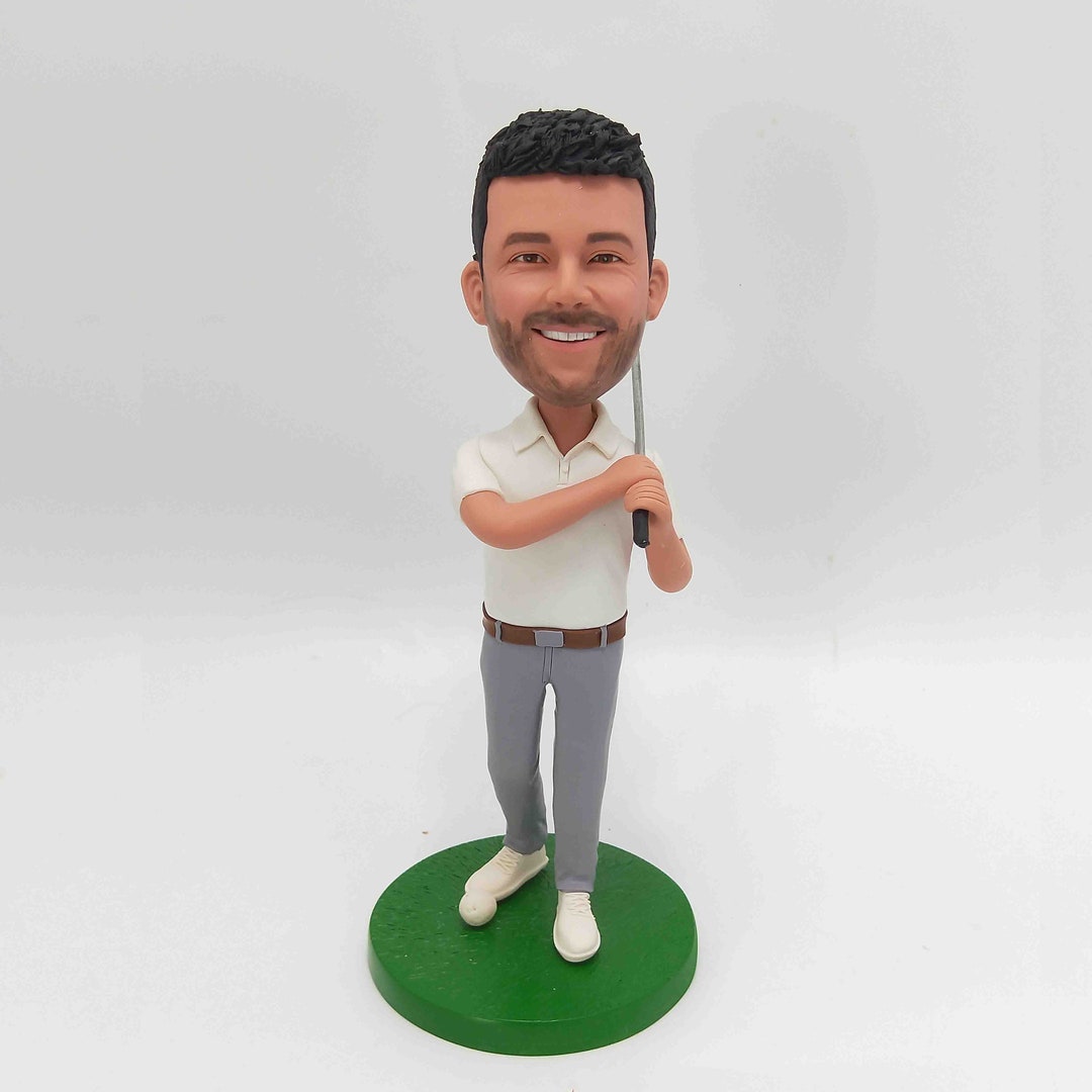 Custom Bobbleheads for Golf Fan, Personalized Golf Gifts for Him ...