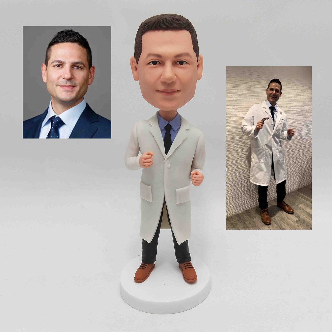 Personalized Doctor Figurine, Custom Medical Doctor Bobblehead ...