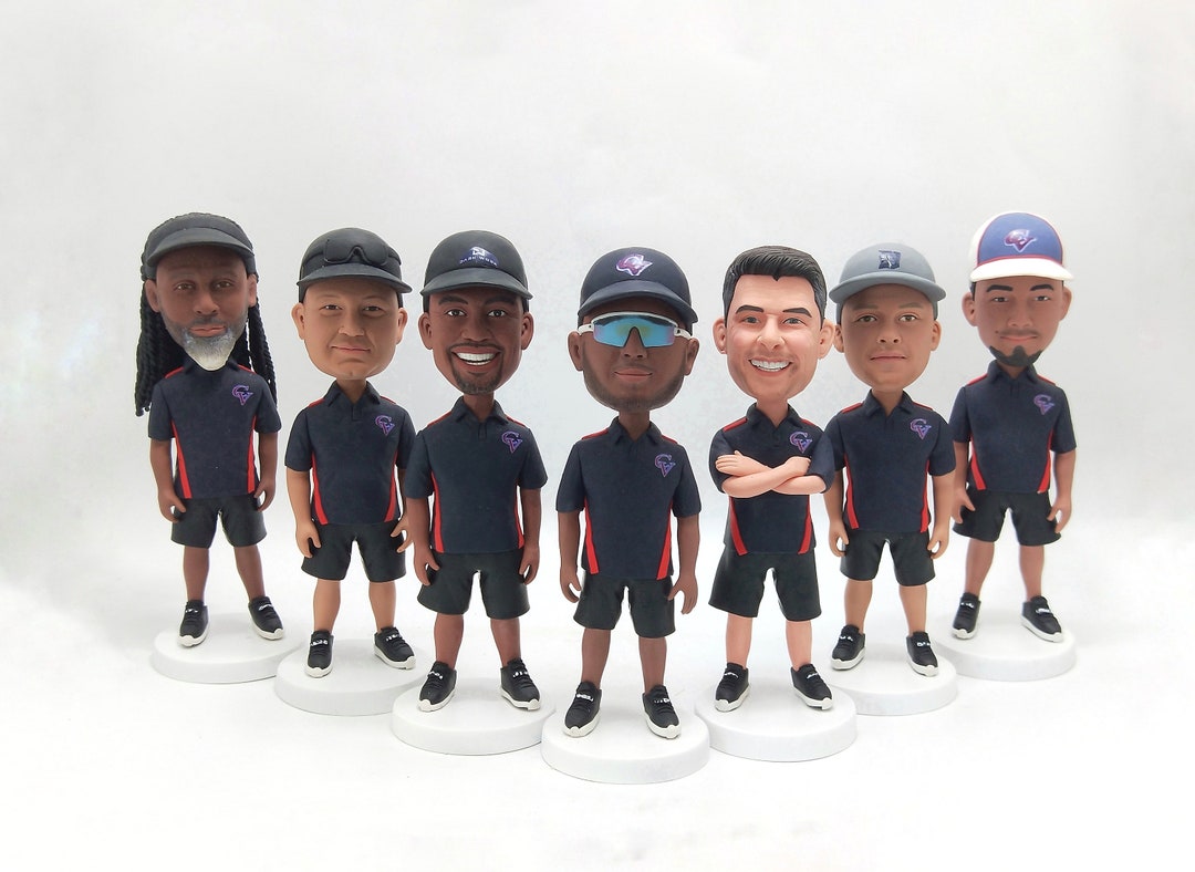 Custom Group Bobbleheads, Personalized Employee Prize Bobble Head ...