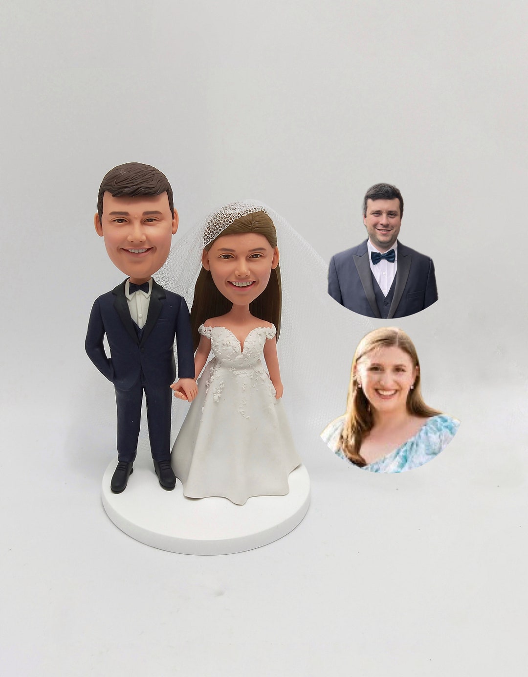 Custom Bobblehead Wedding Cake Topper, Personalized Wedding Cake ...