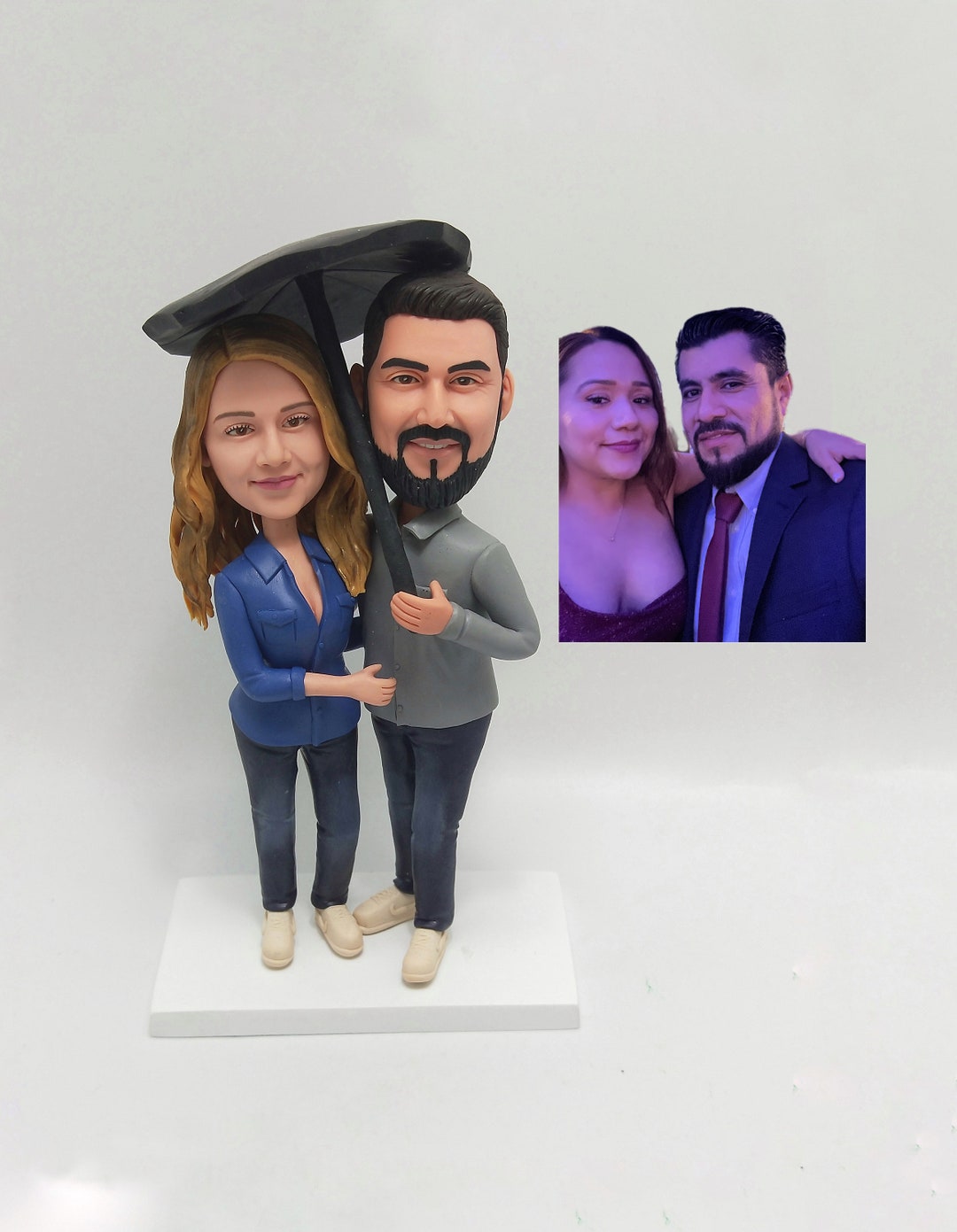 Personalized Custom Bobblehead， Cake Topper ,unique Gift， Wedding Cake ...