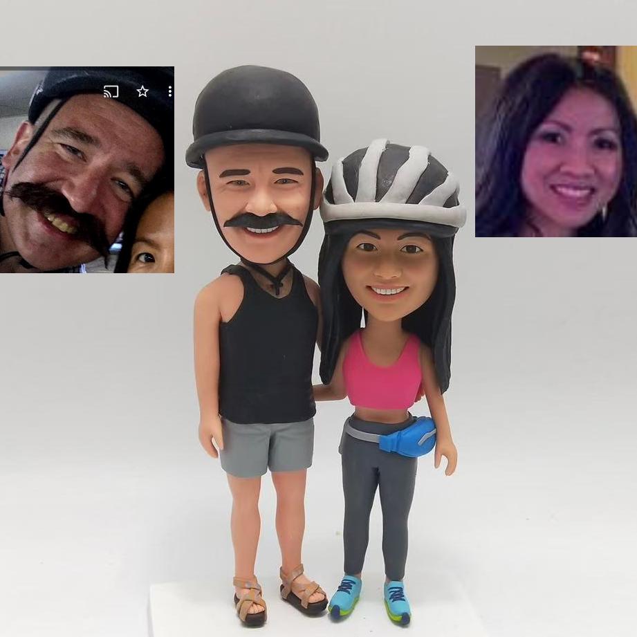 Custom Pickleball Bobblehead Personalized Couple Gift Sports Figurine ...