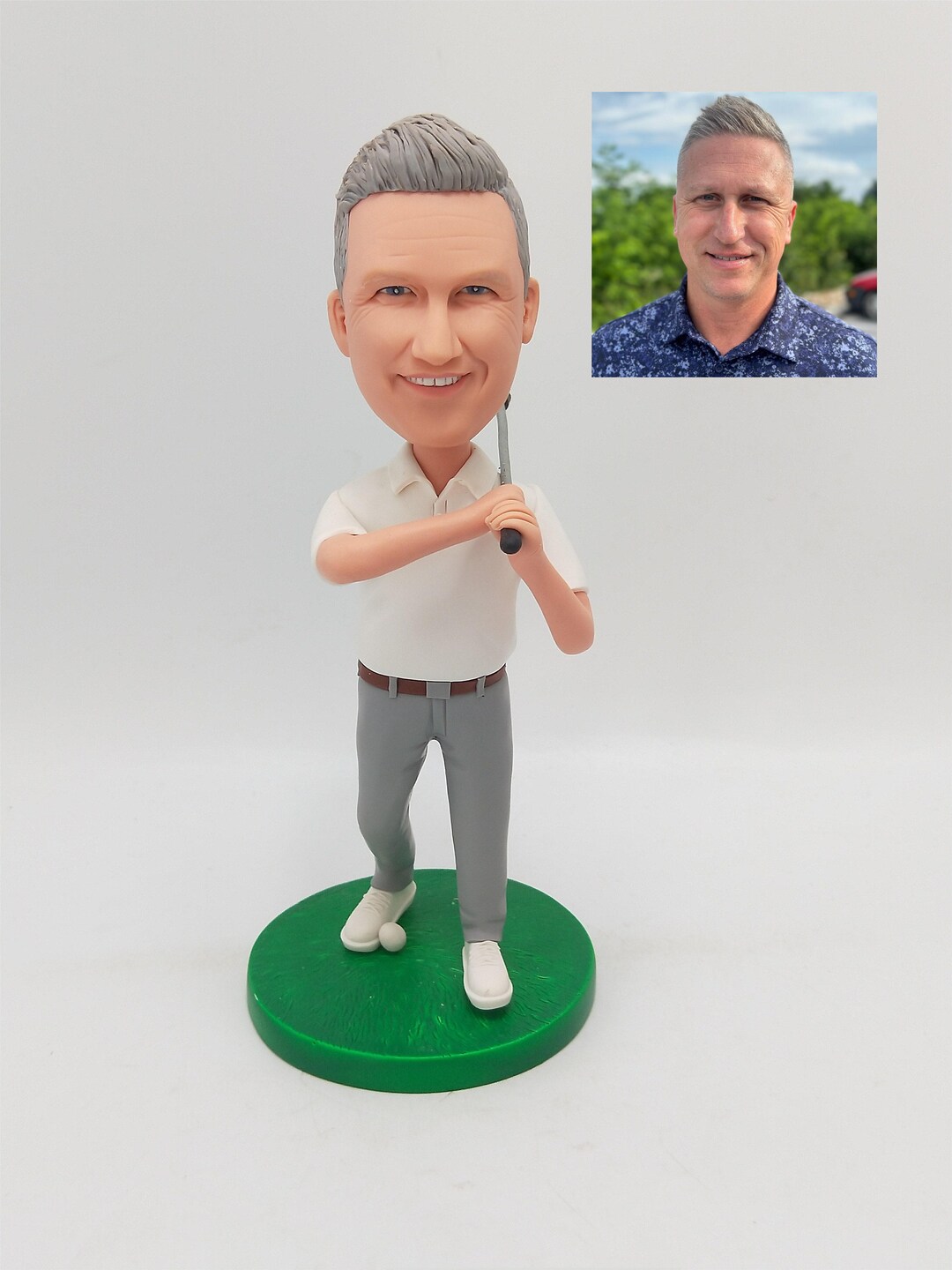 Custom Golf Bobbleheads Personalized Golfer Figurine Gift Him Unique ...