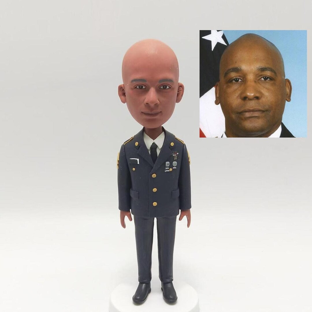 Custom Bobblehead Army Soldier, Soldier Custom Bobblehead, Army Custom ...