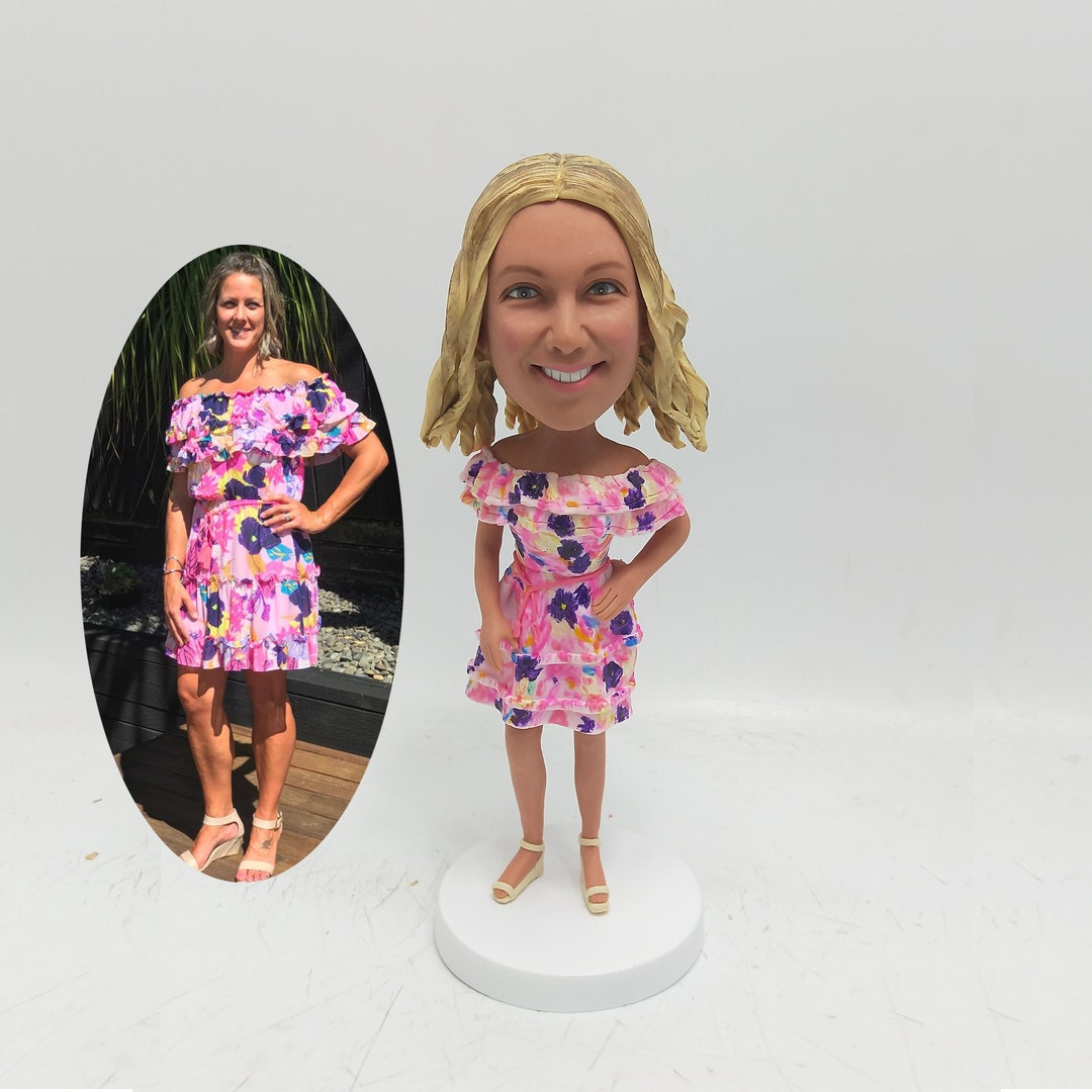 Personalized Custom Women Bobblehead, Create Your Own Action Figure ...