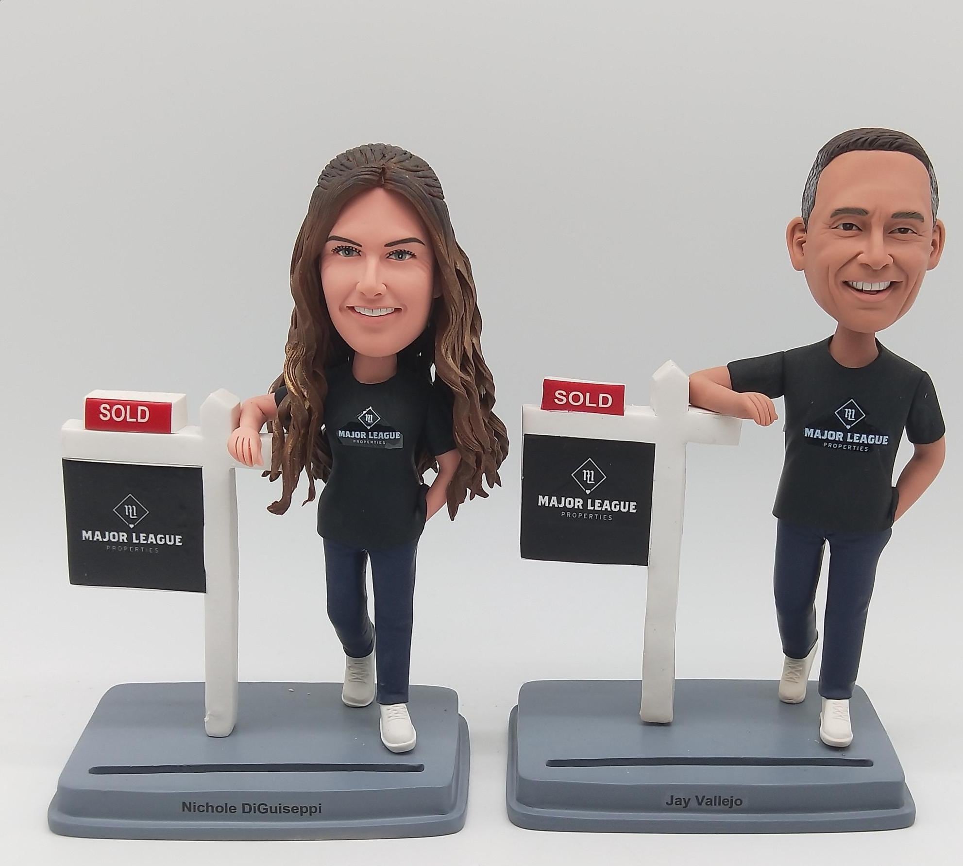 Custom Team Challenge Bobblehead Set – Personalized Figurines for ...