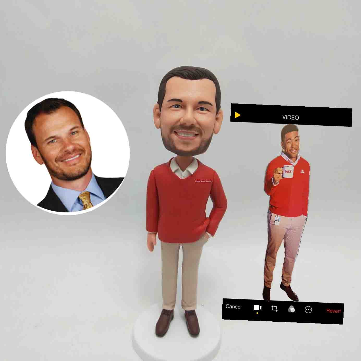 Personalized Bobblehead Custom Figurine Handcrafted - Etsy