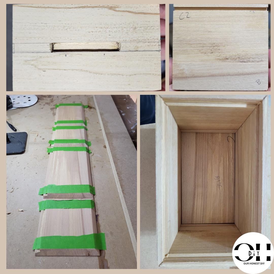 DIY Wooden Keepsake Box Plan: Mitered Corners, Continuous Grain ...
