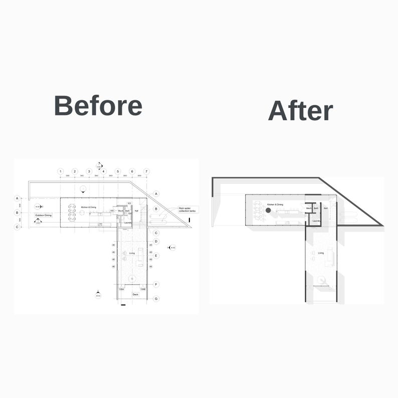 Soft Minimalist Revit Presentation Template/ Complete View + Title ...