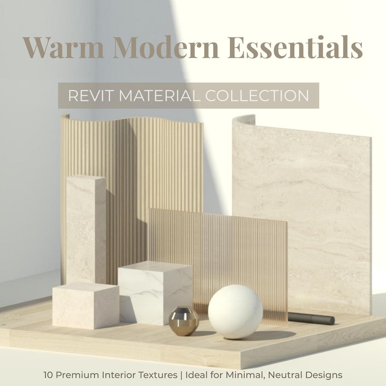 Revit Interior Design Bundle | Japandi, Warm Modern Templates (revit ...
