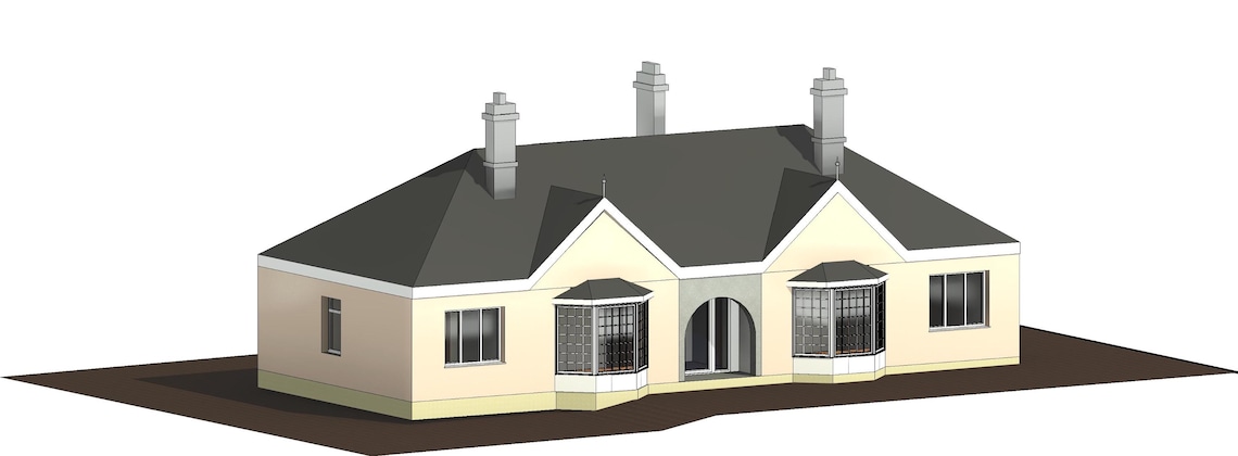 Custom 3D House Model | Revit, Sketchup, 3ds Max | Editable Digital ...
