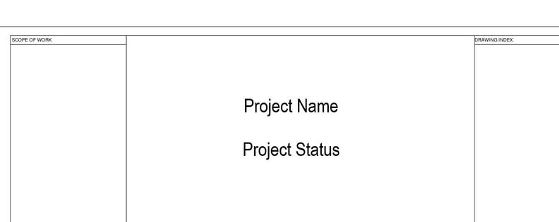 Revit Title Block Family / Label-based / Fully Customizable / Metric ...