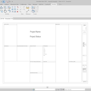 Revit Title Block Family / Label-based / Fully Customizable / Metric ...