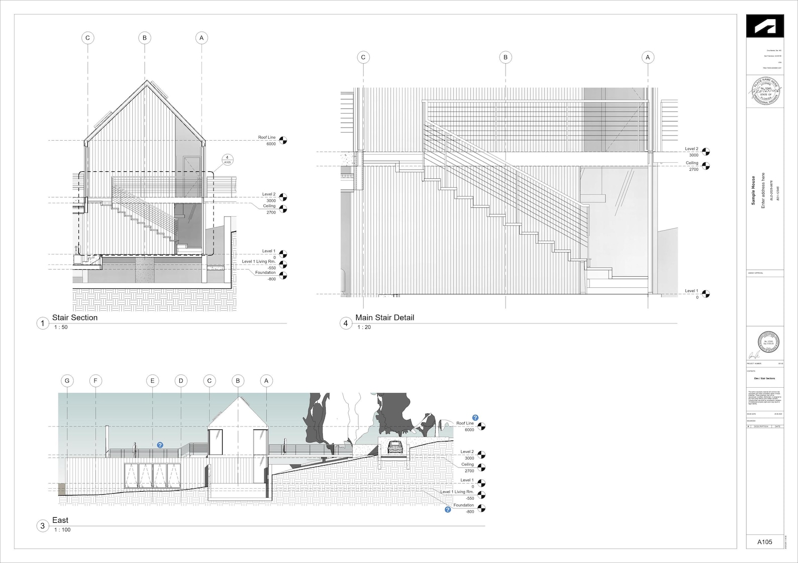 Revit Title Block Family / Label-based / Fully Customizable / Metric ...