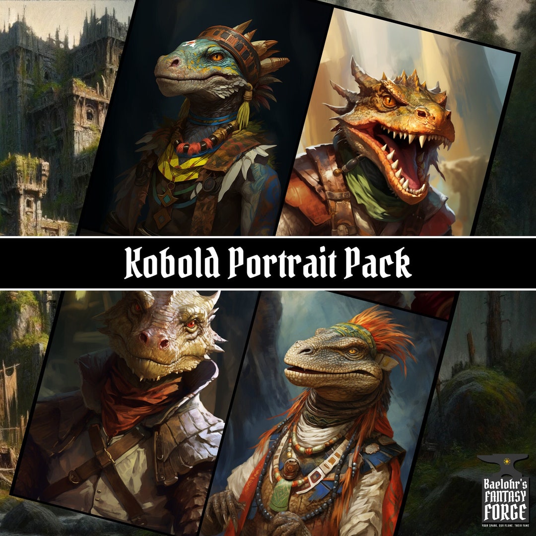 Kobold Character NPC Portraits | 16-pack #1 | Dungeons & Dragons Dnd ...