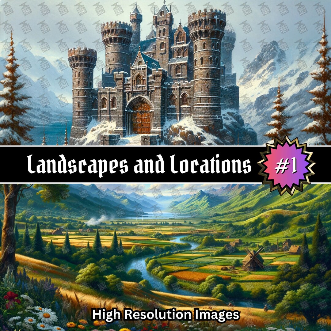 Dnd Desktop Wallpapers, Landscapes and Locations 15 Pack #1, Dungeons ...