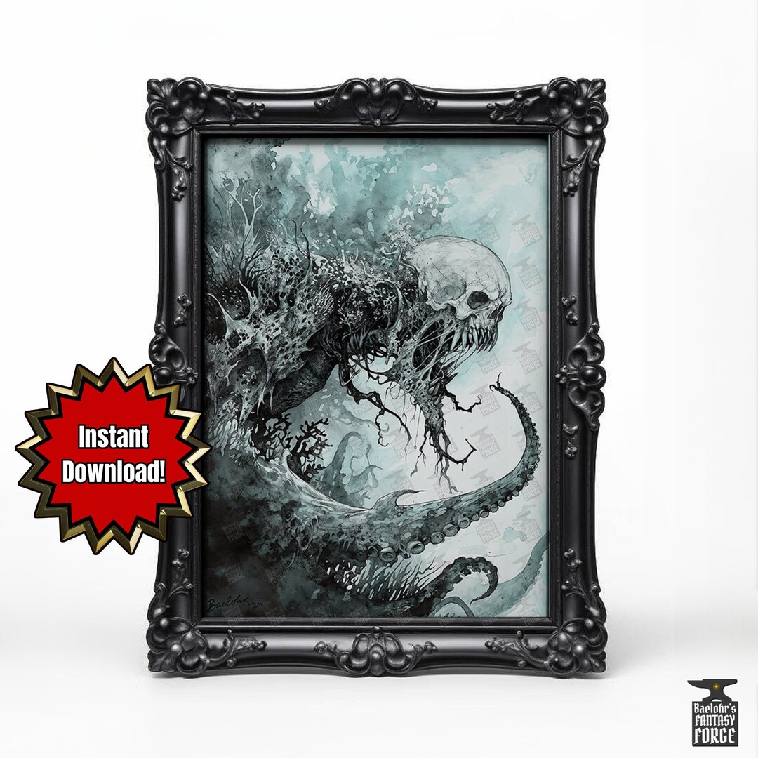 Tentacled Horror, Dark Cottagecore, Eldritch Fantasy, Gothic ...