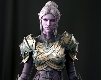 Minthara Baldur's Gate 3 Fan Art 24cm 3d 12k Resin Statue Unpainted ...