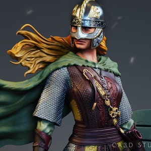 Eowyn LOTR Fanart 3d 12k Resin Statue Unpainted Version 1/9 - Etsy