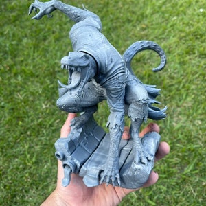 Villian Lizard 25cm Fan Art 3d Sculpture Unpainted Version - Etsy