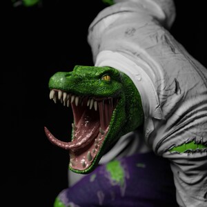 Villian Lizard 25cm Fan Art 3d Sculpture Unpainted Version - Etsy