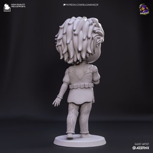 Astarion Chibi Baldur's Gate 3 Fan Art 3d 12k Resin Statue Unpainted ...