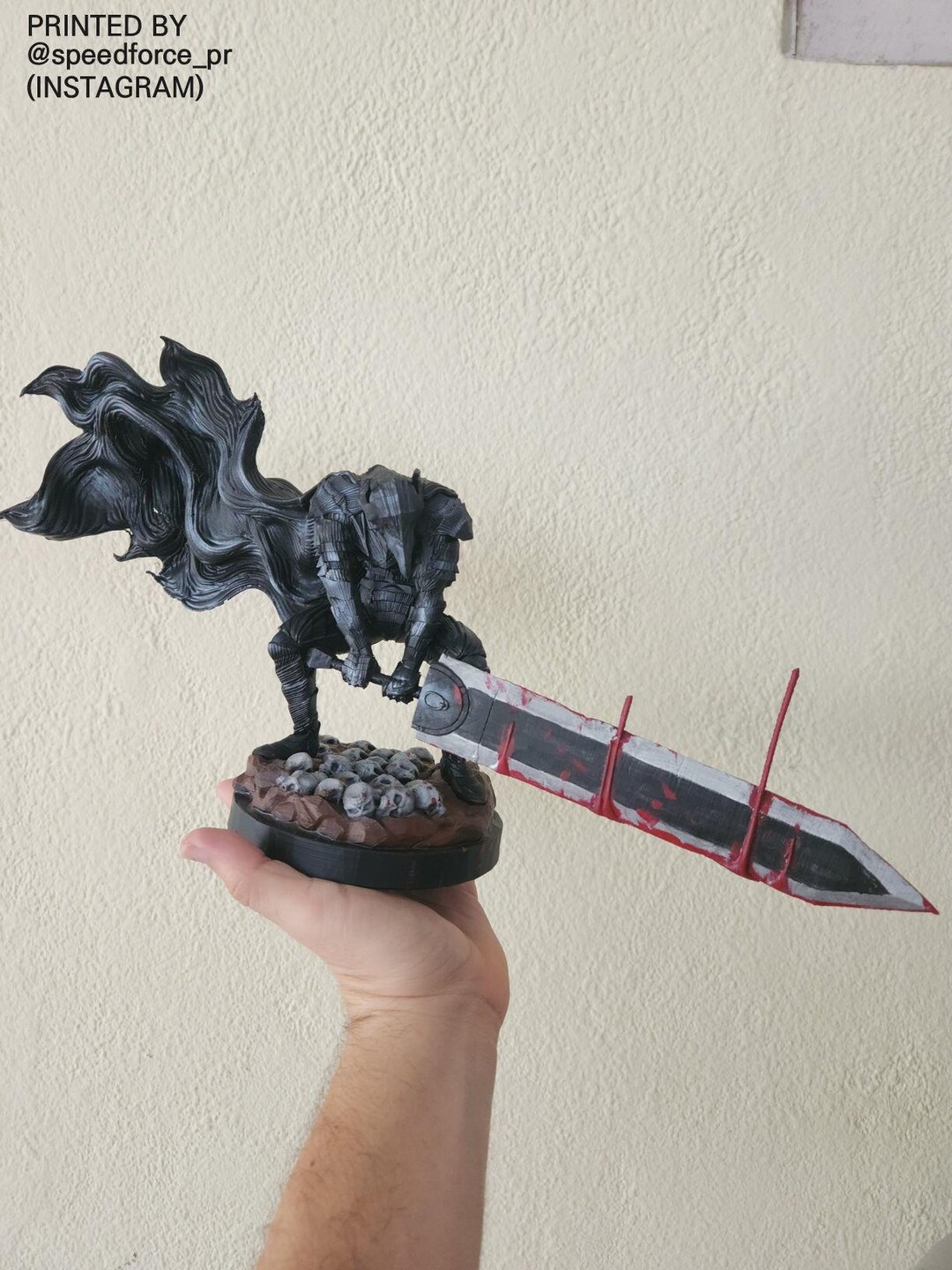 Berserk Guts 1/9 Fanart 3d 12k Resin Statue - Etsy