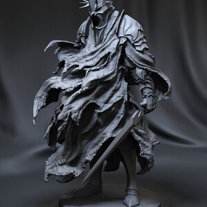 Witcho Kingo Angmar 25 Cm 1/9 Fanart 3d 12k Resin Statue Unpainted ...
