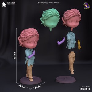 Astarion Chibi Baldur's Gate 3 Fan Art 3d 12k Resin Statue Unpainted ...