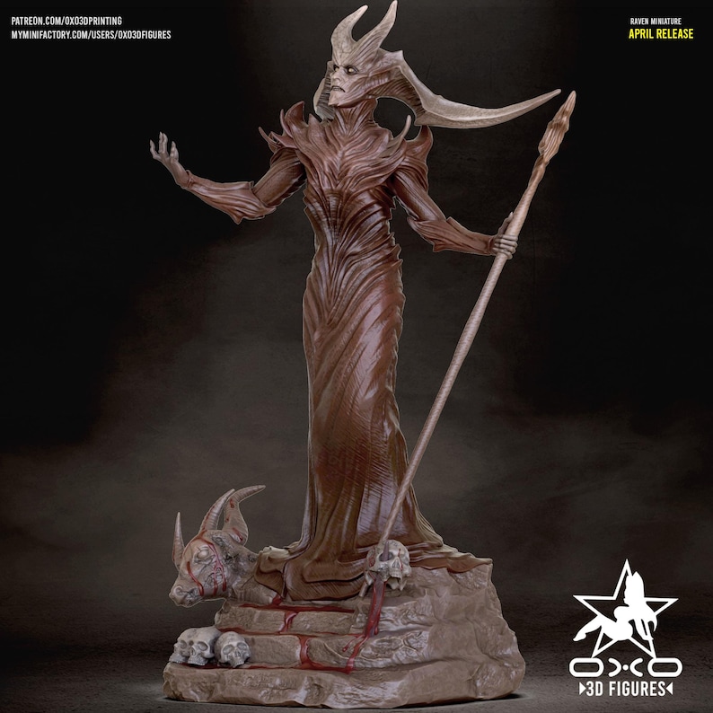Asmodeus | Maximum Detailed 3d 12k Resin Printed Figure - Etsy