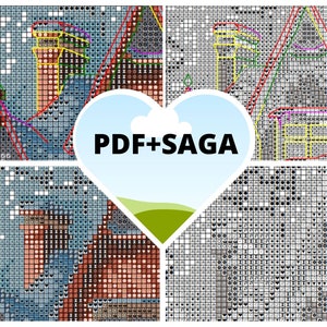 Snake Cross Stitch Pattern, Symbol 2025 Year, Digital Cross Stitch ...