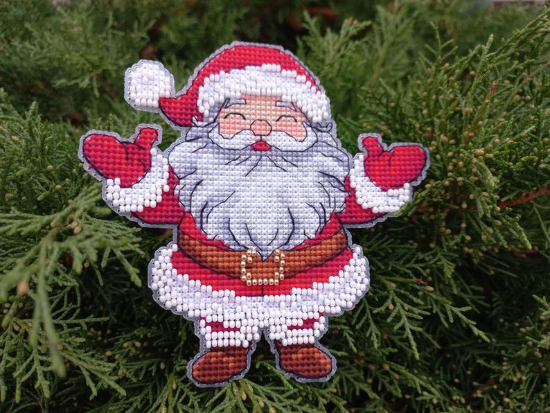 Santa Claus Cross Stitch Pattern Christmas Claus Cross Stitch Pattern ...