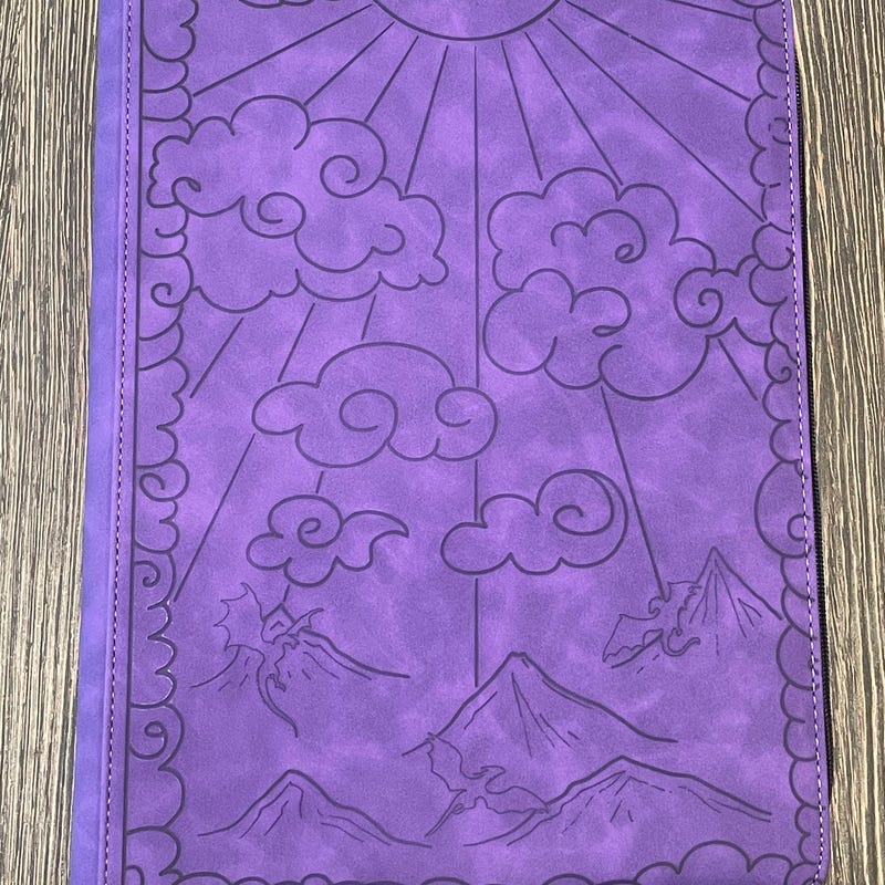 Purple 9 Pocket Binder - Etsy UK