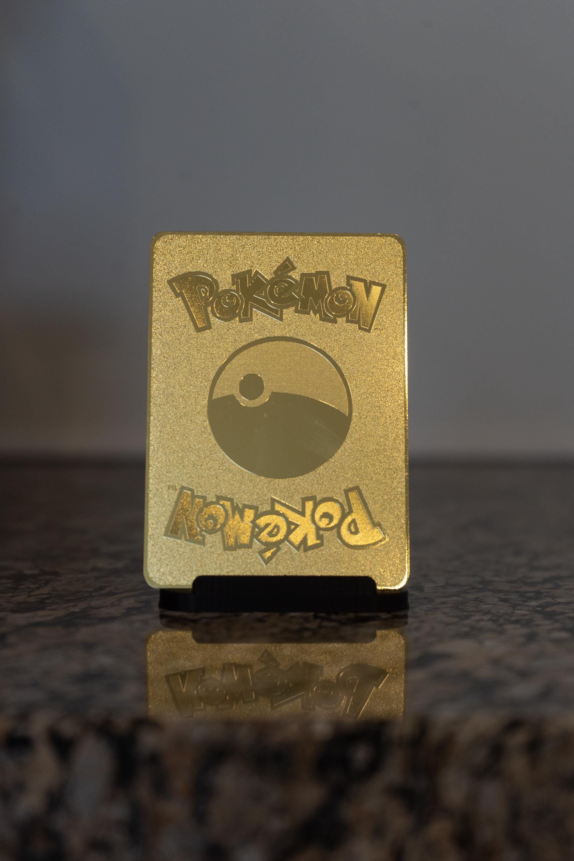 Custom Pokemoncard Charizard Max SV107/SV122 Gold Metal Heavy Stainless ...