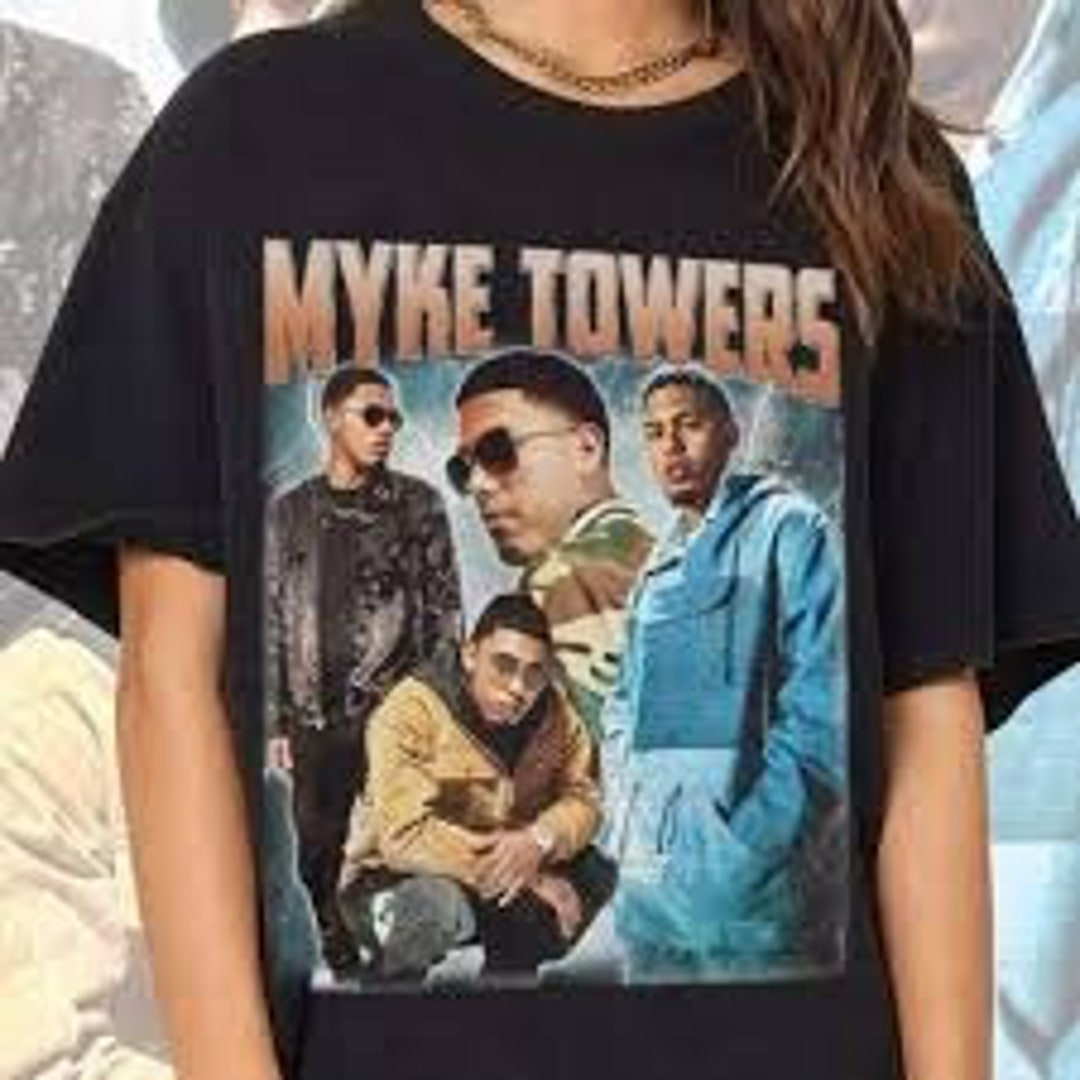 Myke Towers Rapper Tshirt Rap Hip Hop Women's Mens - Etsy