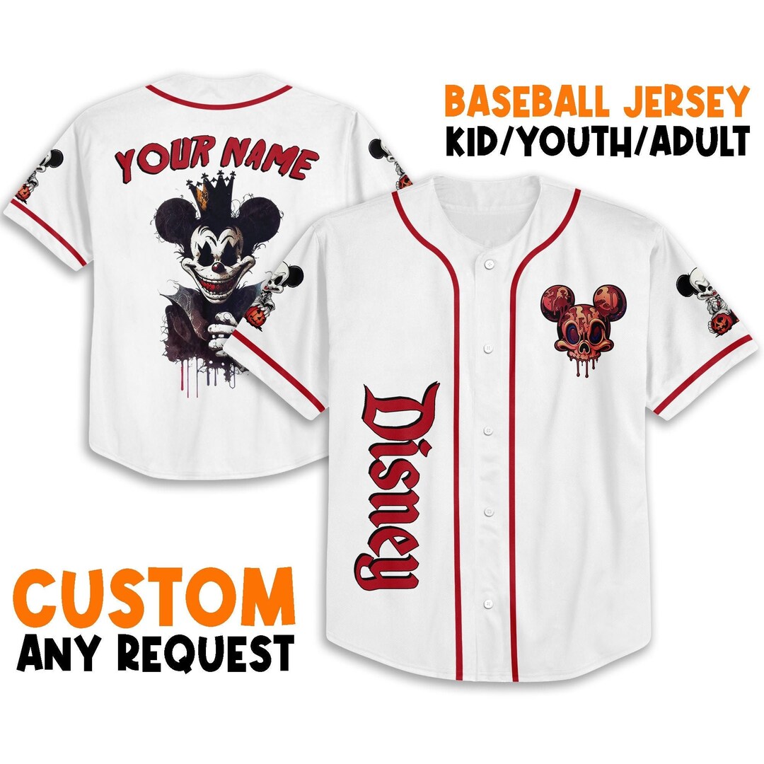 Personalized Horror Disney Mickey Mouse Scary Bloody Custom - Etsy