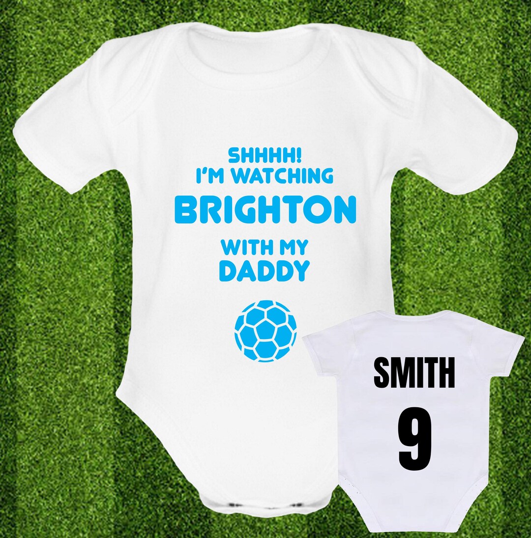 Psychobaby FREE CUSTOMISATION With Daddy BRIGHTON Baby Grow Daddy ...