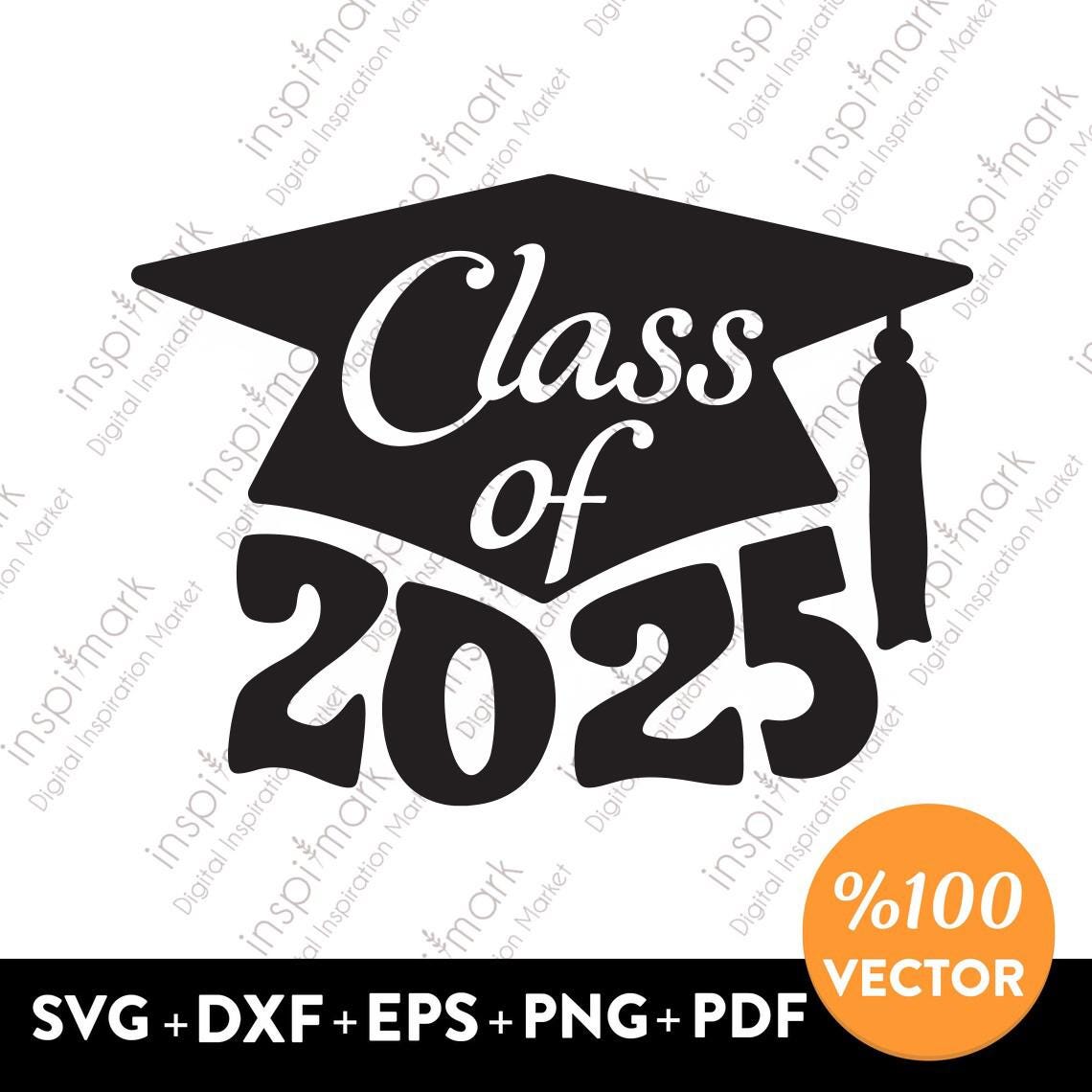 Graduation Cap 2025 SVG, Class of 2025, 2025 Graduation SVG for Cricut ...