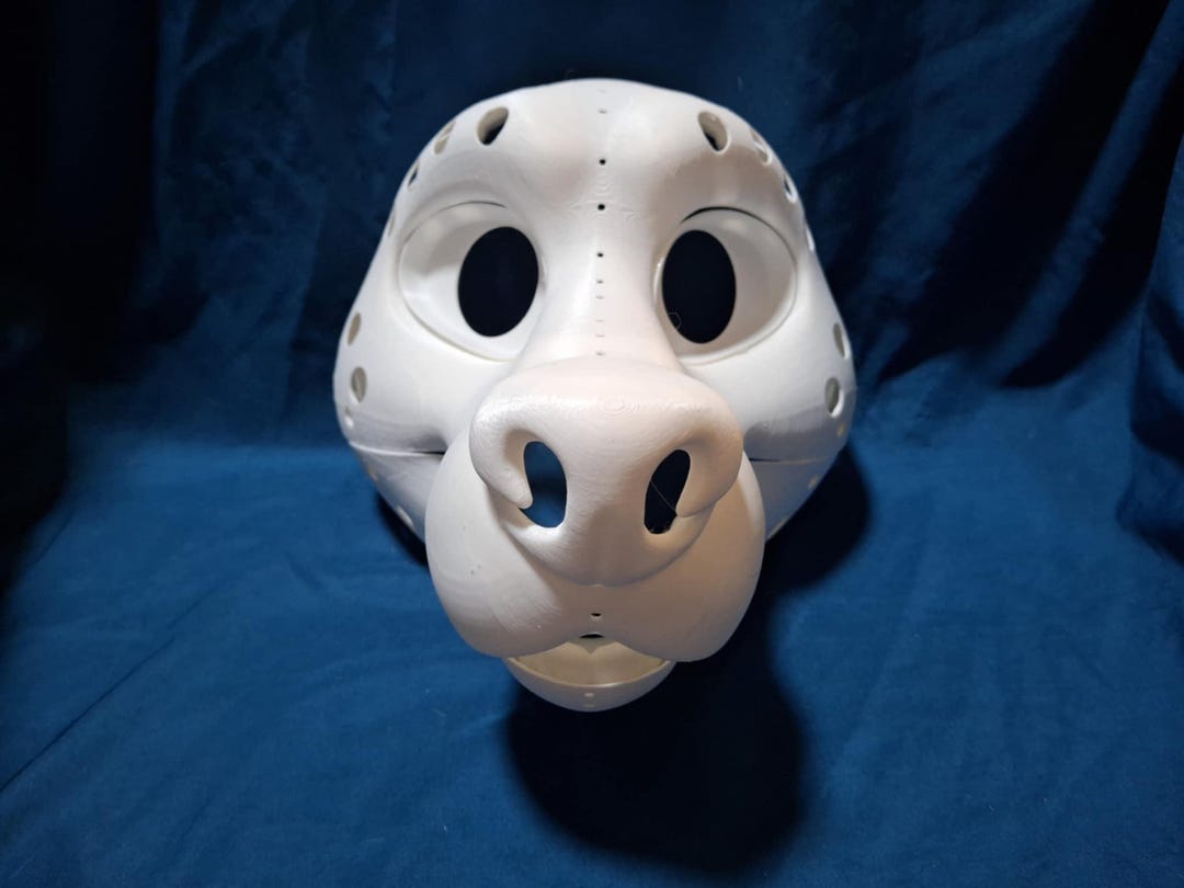 Wolf Fursuit Head Base – With Built-in Hinge - Etsy
