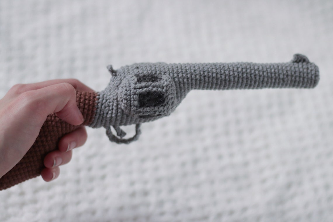 CROCHET PATTERN Revolver Gun - Etsy