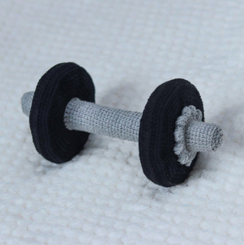 CROCHET PATTERN Dumbbell With Removable Plates - Etsy