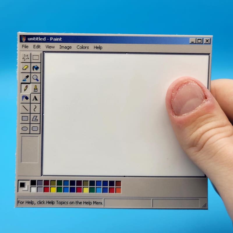 Ms Paint Mirror - Etsy