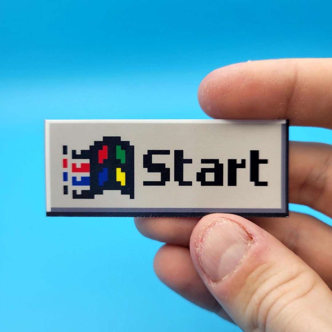 Windows Y2K Start Button Sticker 64x25mm - Etsy