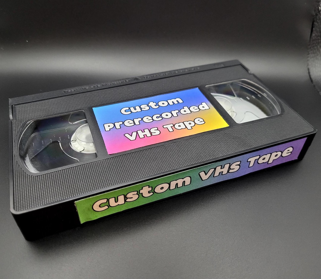 Custom VHS Tape - Personalized - Any Videos Recorded Onto VHS - Etsy