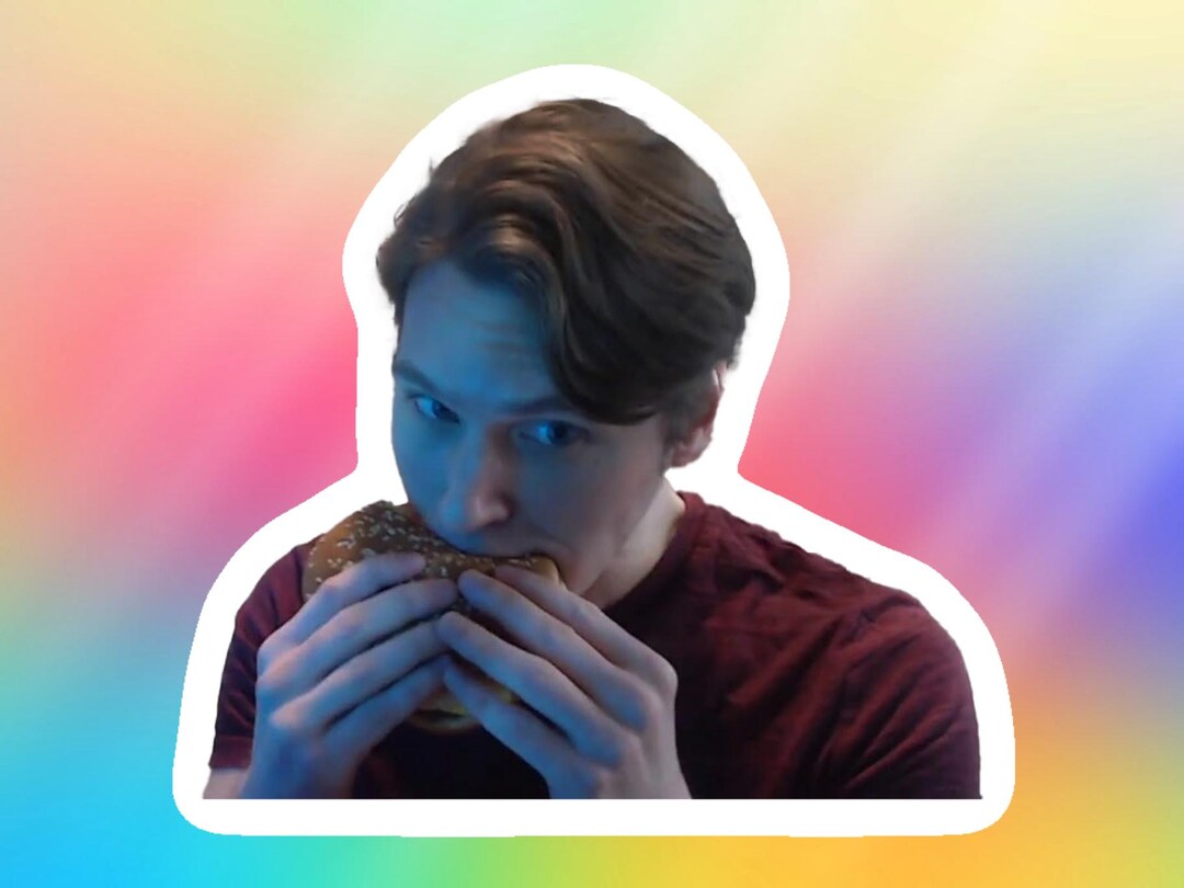 Jerma Burger Sticker || 56x51mm - Etsy