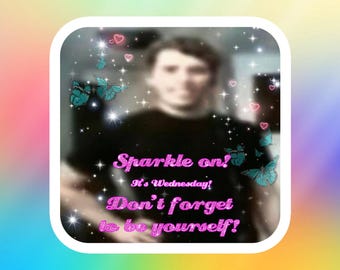 3” Jerma985 Glitter Sticker Sparkle On - Etsy