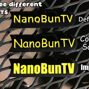 Custom Vrchat Nametag - ANY Colors - Great for Conventions/cosplay/etc ...