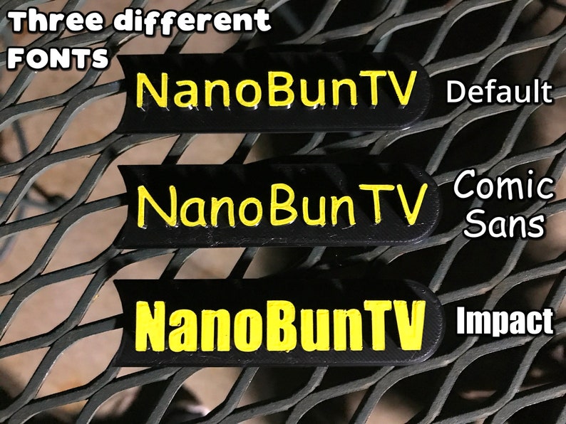 Custom Vrchat Nametag ANY Colors Great for Conventions/cosplay/etc. - Etsy